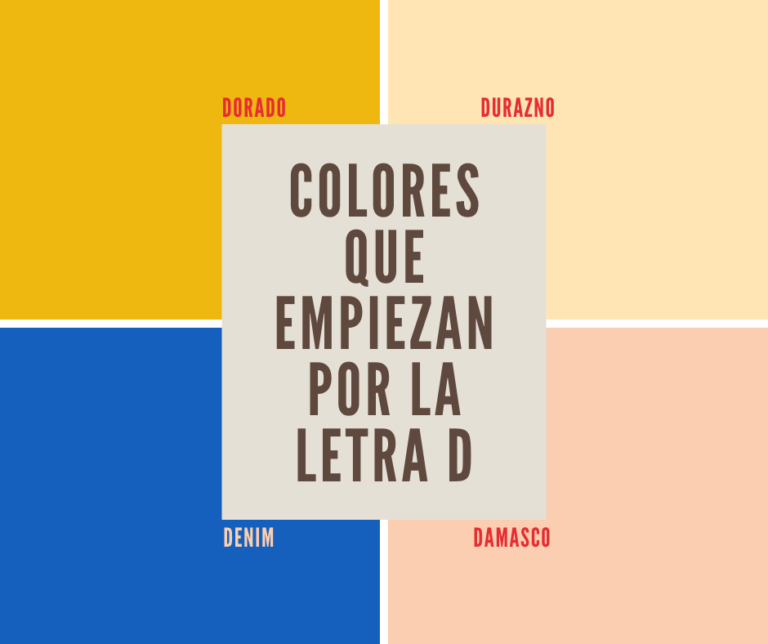 Los 14 colores que empiezan con D más famosos (Nombre, Hex)
