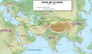 Rutas comerciales entre Europa y Asia en los siglos XV y XVI