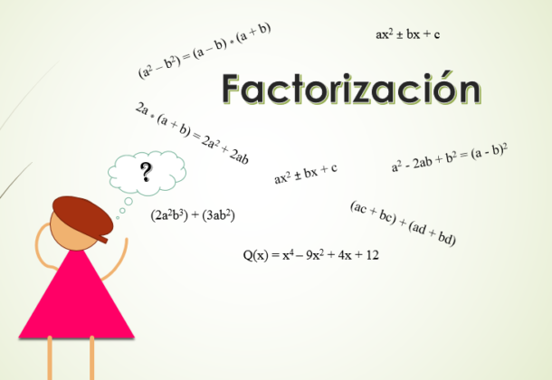 Factorización: métodos, ejemplos y ejercicios resueltos