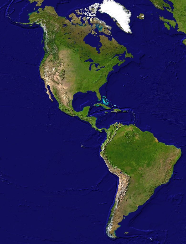 Relieves de América: montañas, llanuras y mesetas