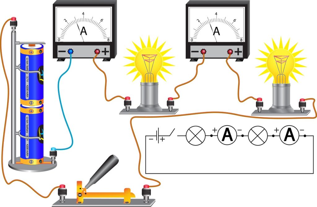 Circuito en serie: concepto, características, cómo hacerlo, ejemplos