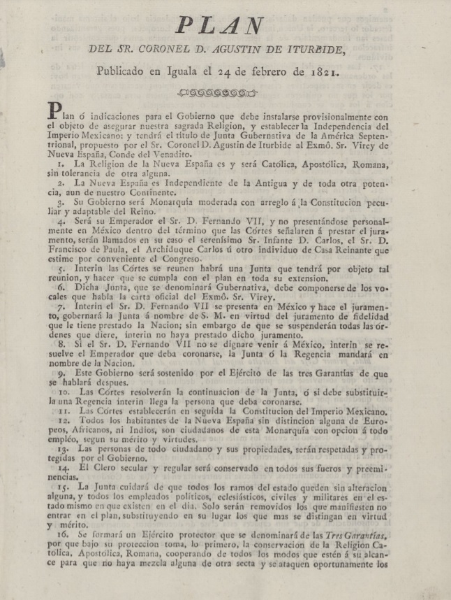 Plan de Iguala: qué es, objetivos, consecuencias, personajes
