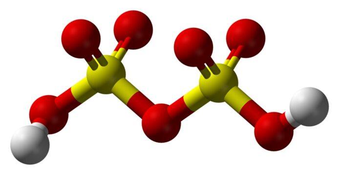 Ácido disulfúrico: qué es, estructura, propiedades y usos