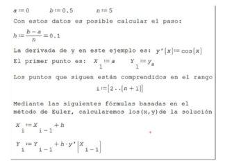 Método de Euler: qué es, para qué sirve, ejercicios resueltos