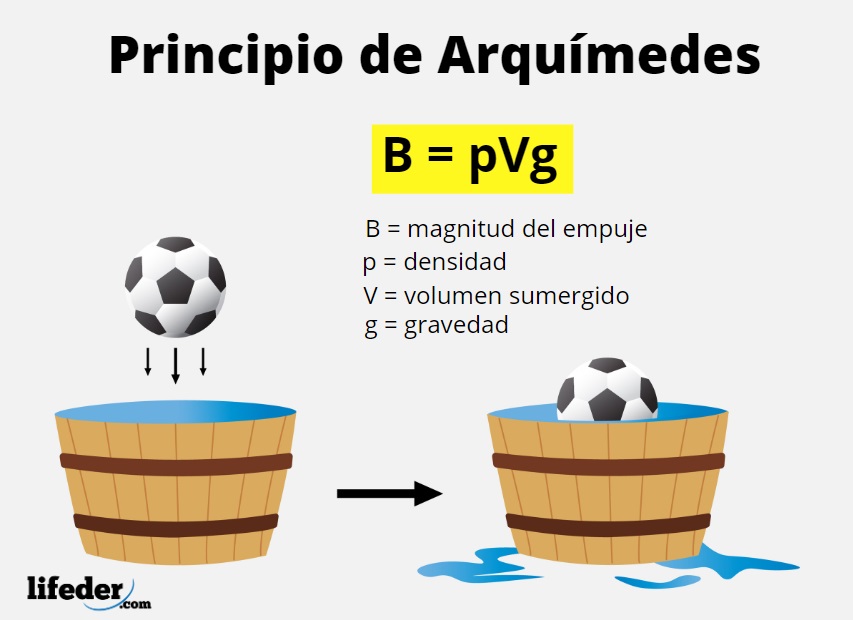 Principio de Arquímedes: qué es, fórmulas, demostración, aplicaciones Principio de Arquímedes: qué es, fórmulas, demostración, aplicaciones