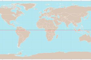 Ecuador terrestre: características, geodesia, países, clima
