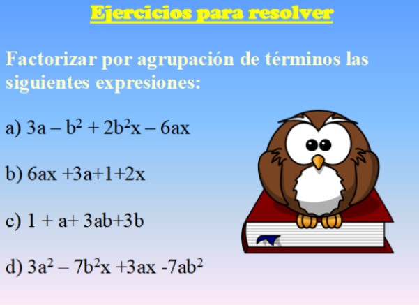 Factor común por agrupación de términos: qué es, ejemplos y ejercicios Factor común por agrupación de términos: qué es, ejemplos y ejercicios
