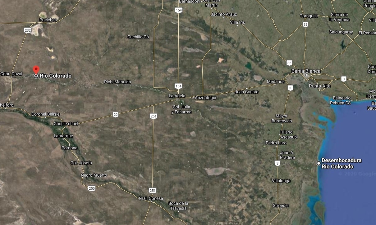 Río Colorado: qué es, nacimiento, recorrido, desembocadura, afluentes