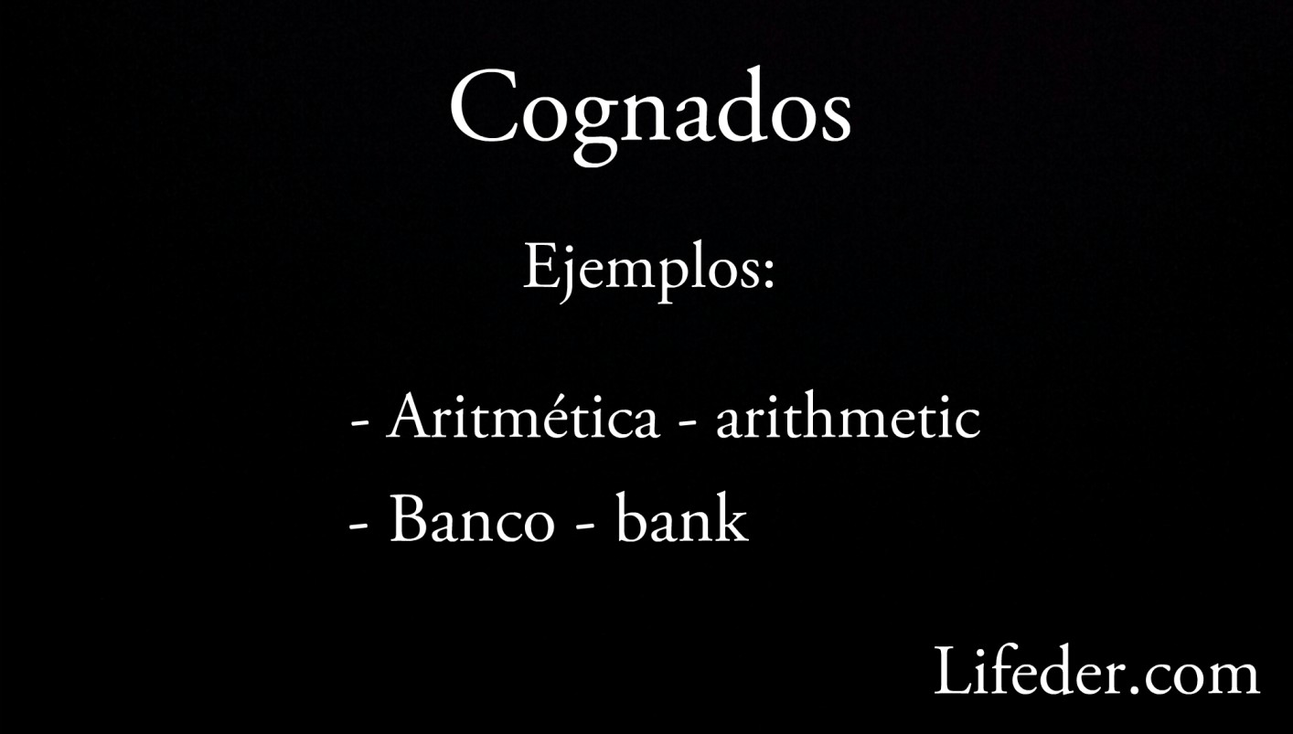 Cognados: características y ejemplos