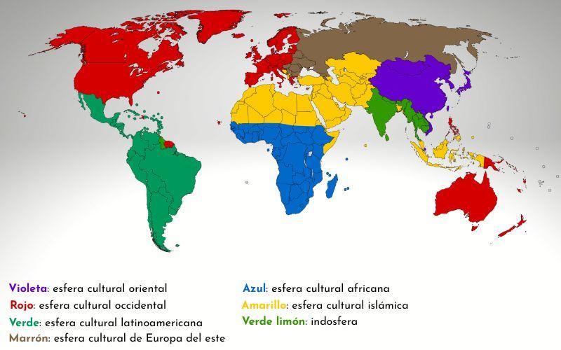 Regiones culturales: qué son, características, tipos y ejemplos