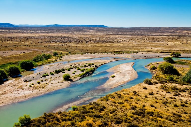 Río Chubut: características, recorrido, afluentes, flora, fauna