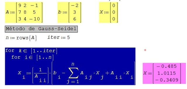 Método de Gauss-Seidel: explicación, aplicaciones, ejemplos Método de Gauss-Seidel: explicación, aplicaciones, ejemplos