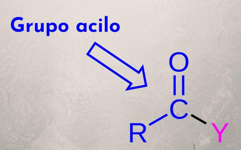 Grupo acilo: qué es, estructura, derivados y ejemplos