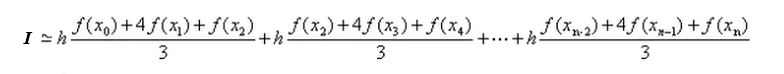 Regla de Simpson: fórmula, demostración , ejemplos, ejercicios