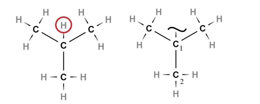 Terbutil: estructura, características, formación, ejemplos