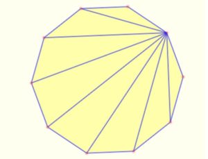 Decágono: regular, irregular, propiedades, ejemplos