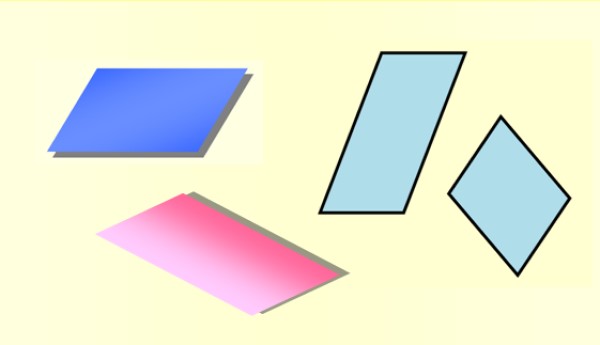 Romboide: características, cómo sacar el perímetro y área
