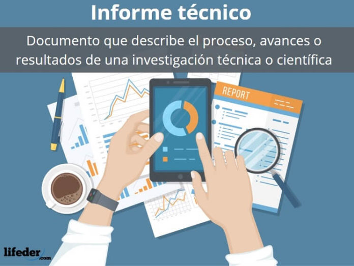 Informe técnico: características, partes, ejemplos