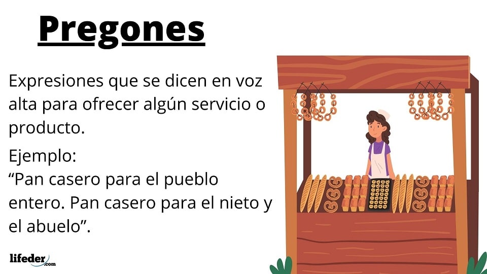 Pregones: concepto, características y ejemplos