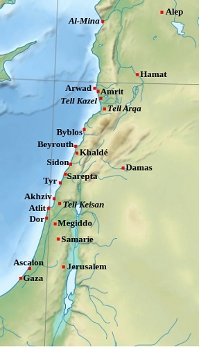 Fenicios: características, ubicación, sociedad, economía