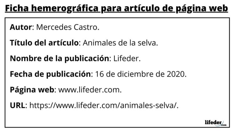 Fichas hemerográficas: definición, elementos, ejemplos