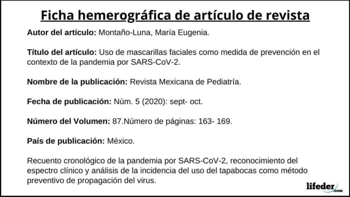 Fichas hemerográficas: definición, elementos, ejemplos