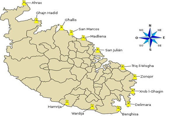 Rosa de los vientos: qué es, puntos cardinales, para qué sirve.