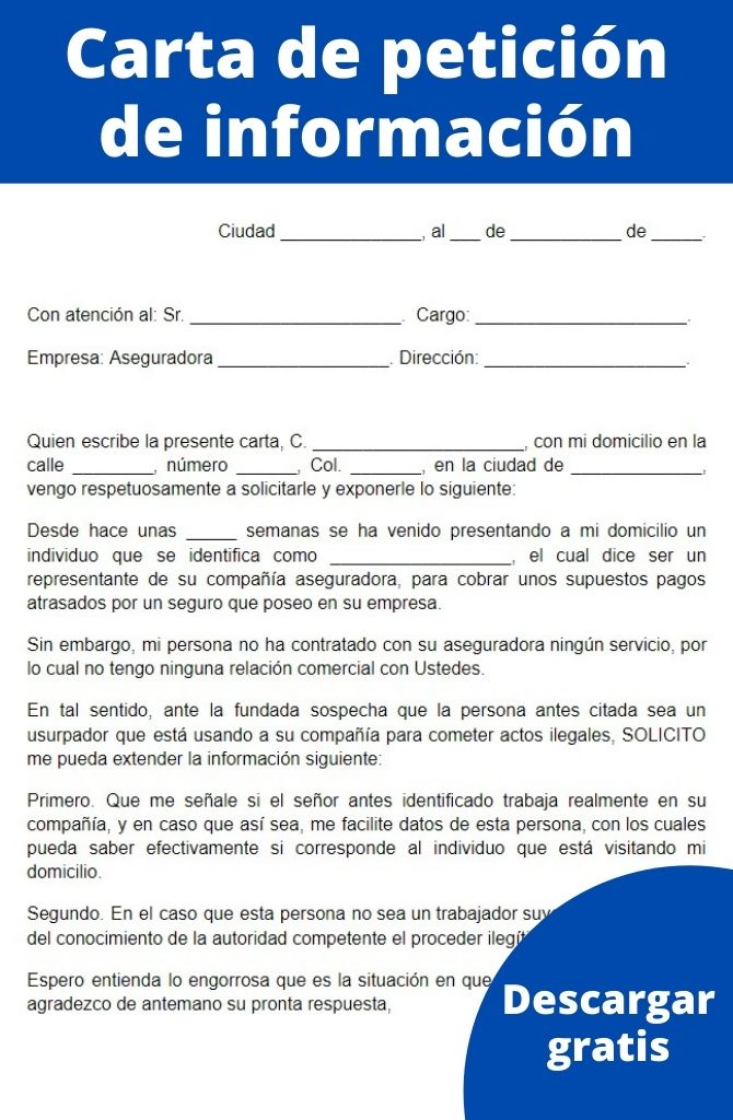 Carta de petición: partes, pasos, ejemplo, formatos