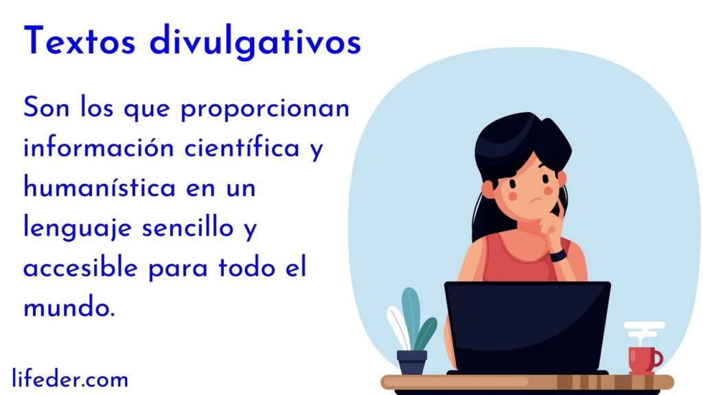 Textos divulgativos: concepto, características, tipos, estructura, ejemplos Textos divulgativos: concepto, características, tipos, estructura, ejemplos