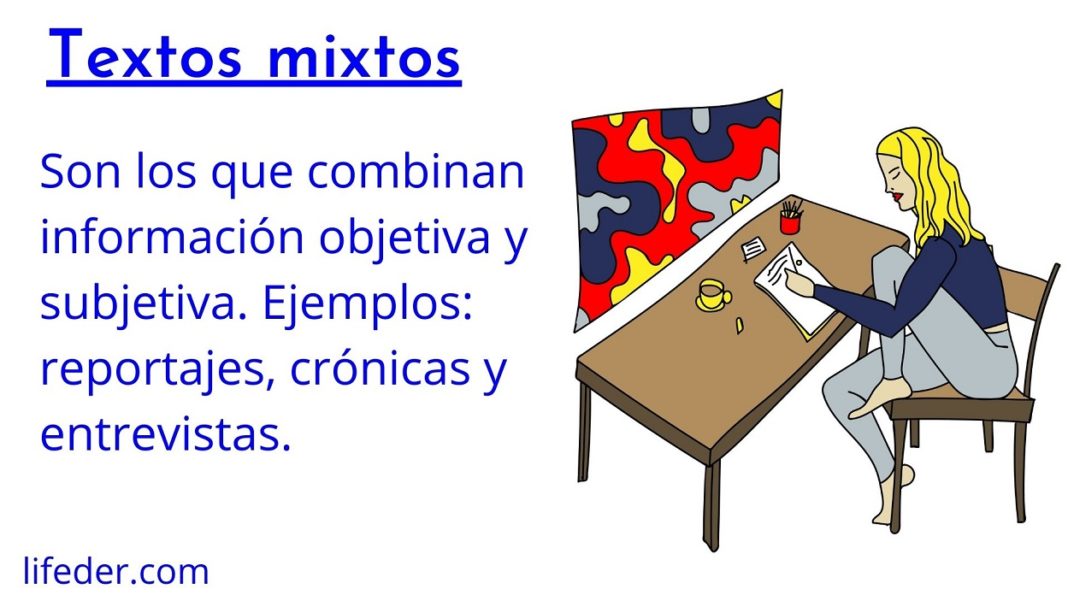 Textos mixtos: concepto, características, tipos y ejemplos