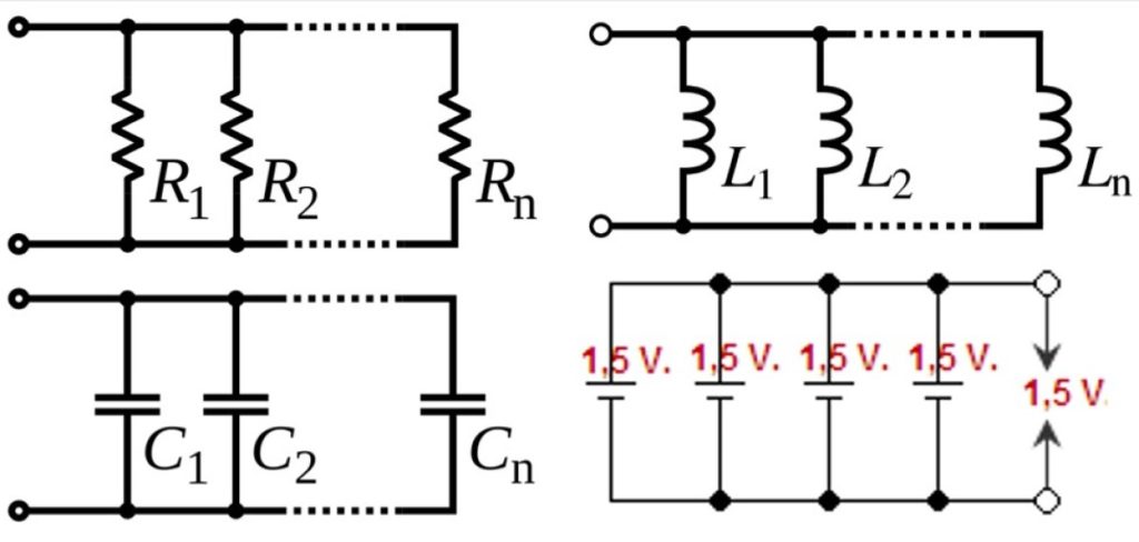 Circuito en paralelo: concepto, características, cómo hacerlo, ejemplos