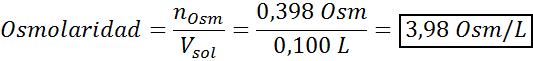 Osmolaridad: concepto, cómo se calcula, ejemplos