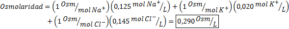 Osmolaridad: concepto, cómo se calcula, ejemplos