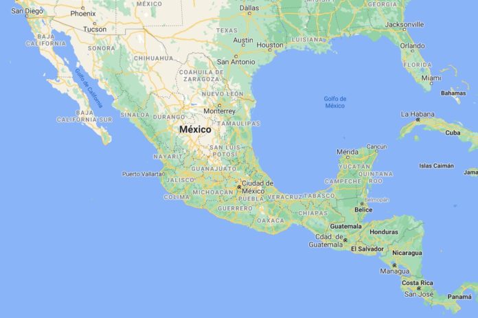 Mapas de México con y sin nombres de ciudades y estados