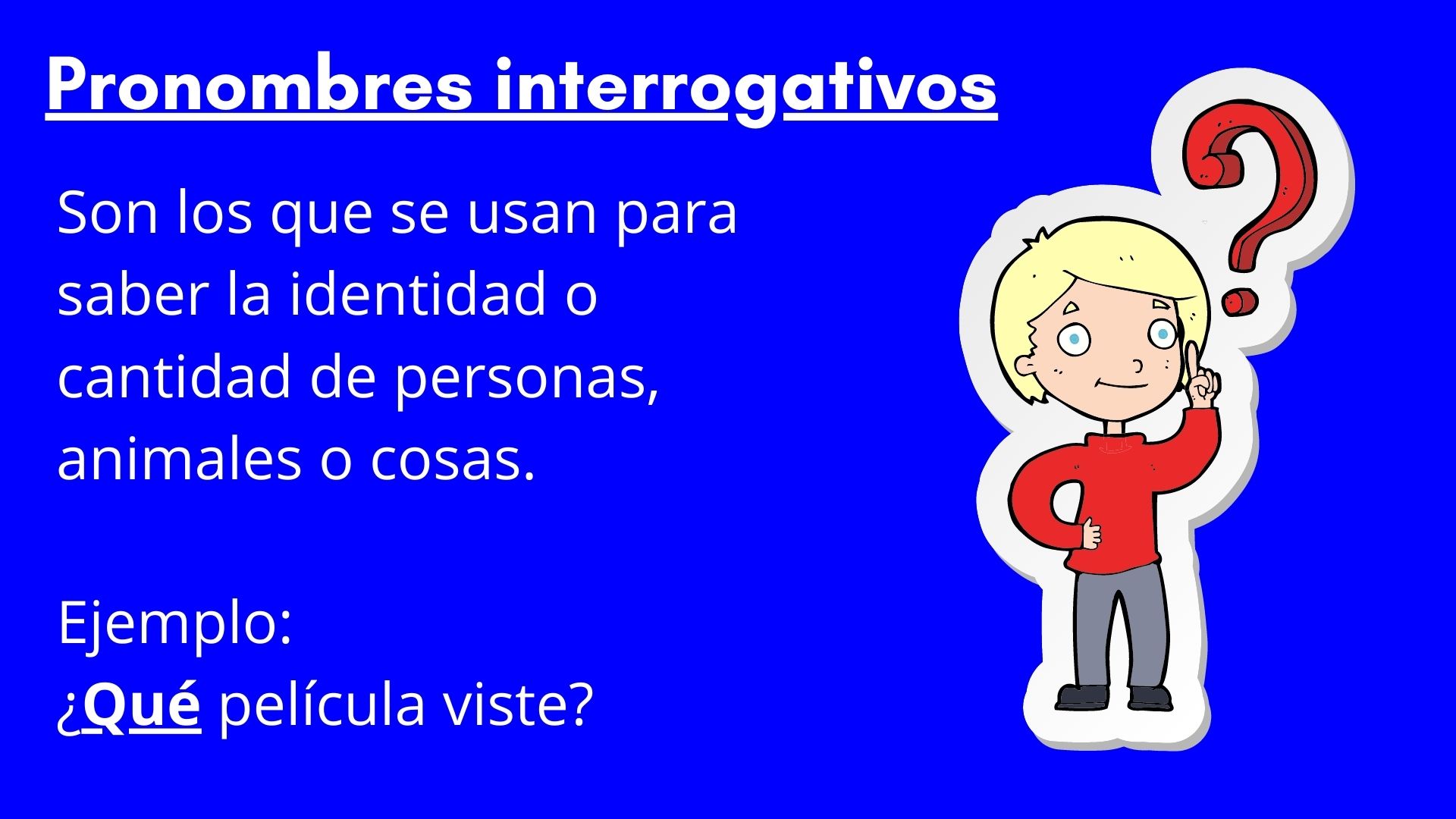 Pronombres Interrogativos Qué Y Cuáles Son Oraciones Con Ejemplos