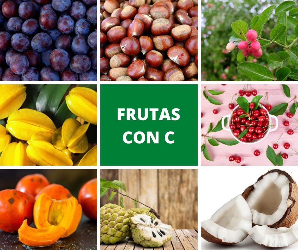 Lista de frutas que empiezan con C