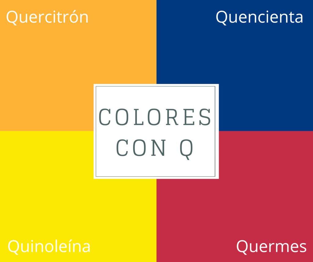Los 20 colores que empiezan con Q más conocidos