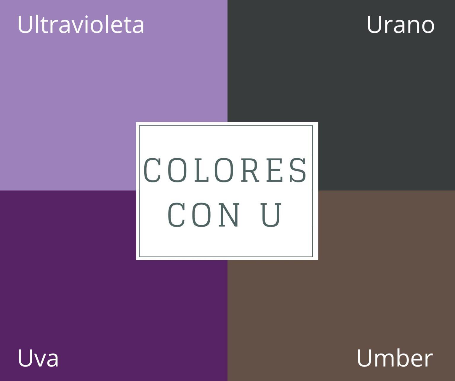 Los 31 colores que empiezan con U más conocidos