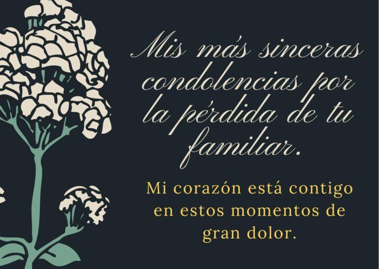 Frases De Condolencias Cortas